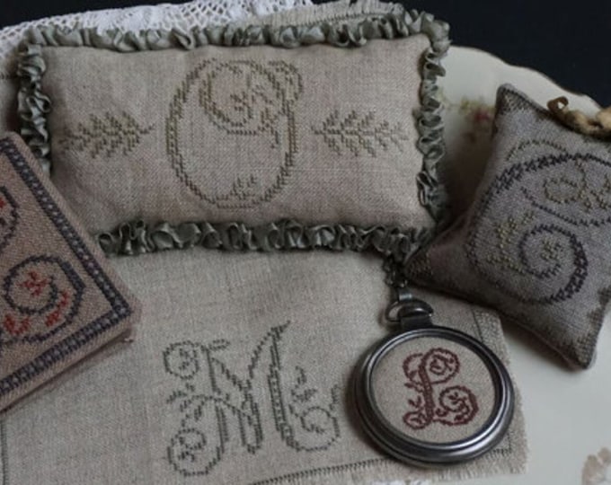 STACY NASH PRIMITIVES A Colonial Homestead Pinkeep Drum Counted Cross ...