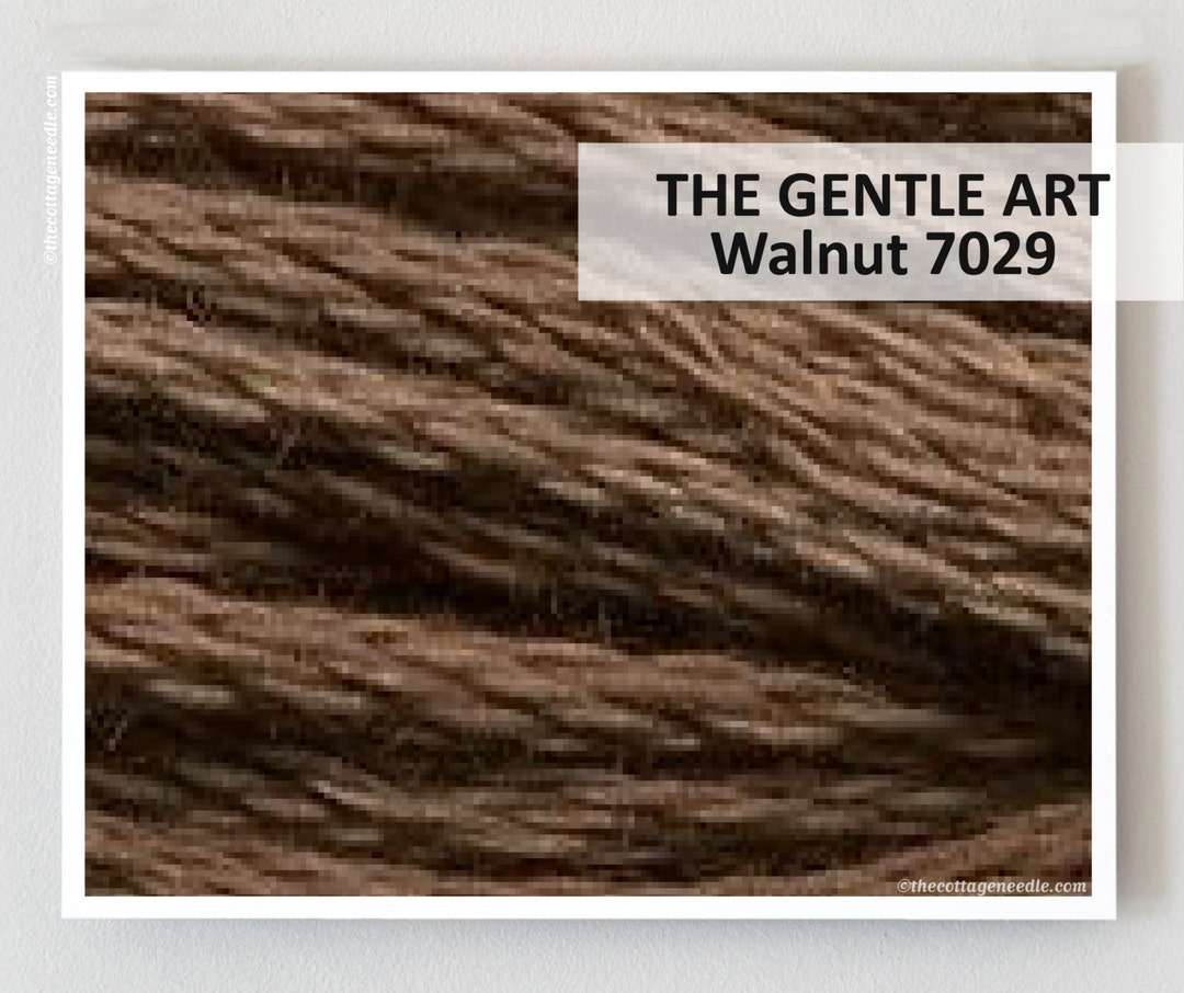 WALNUT 7029 Gentle Art GAST Hand-dyed Embroidery Floss Cross Stitch ...