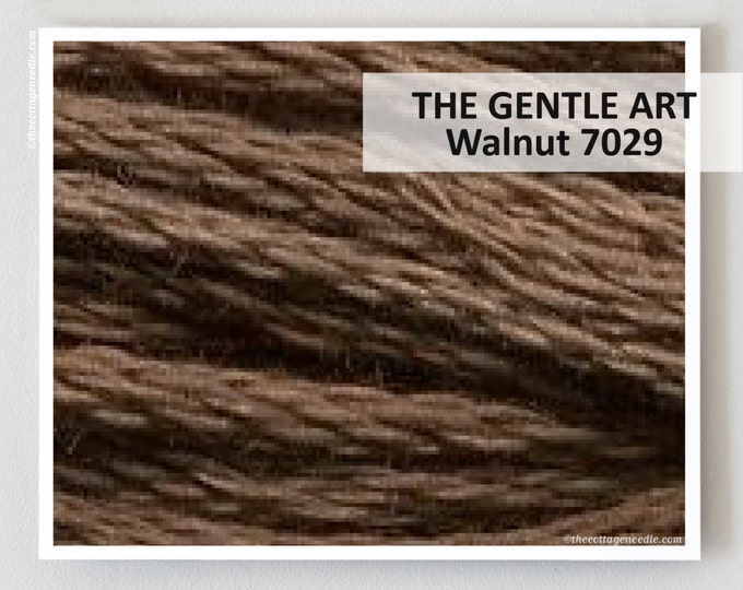 WALNUT 7029 Gentle Art GAST Hand-dyed Embroidery Floss Cross Stitch ...