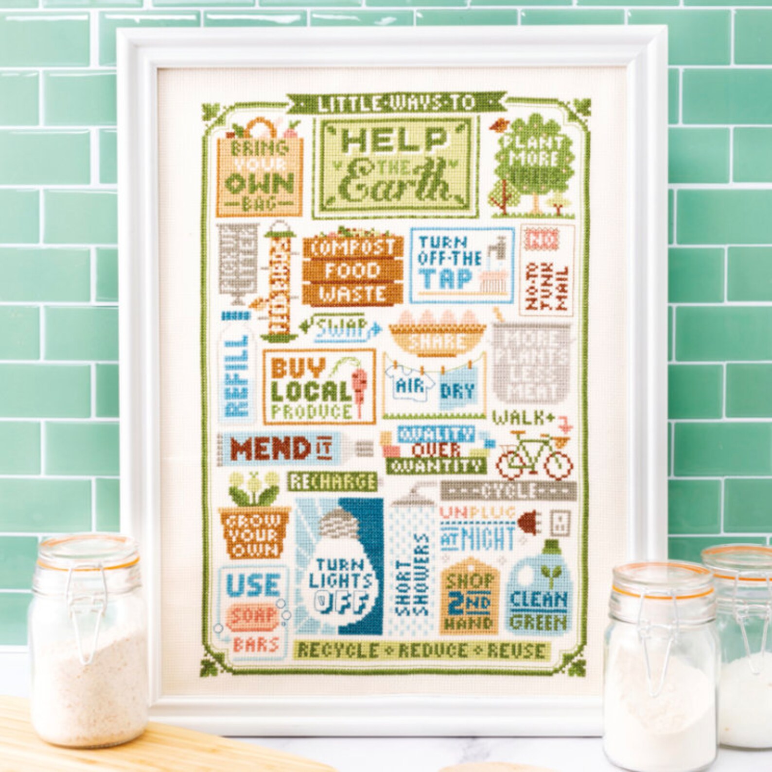 STITCHROVIA 20 Designs Cross Stitch for the Earth by Emma - Etsy
