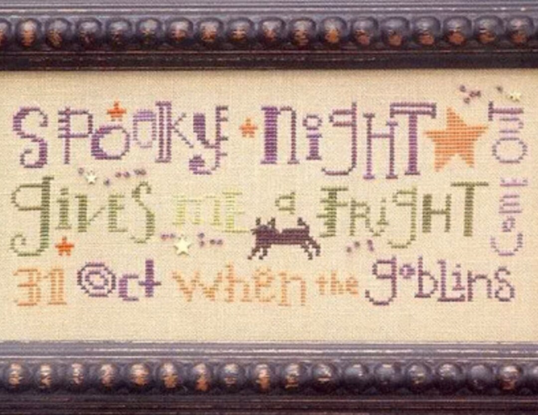 TRILOGY Domes of Doom Spooky Night Counted Cross Stitch Patterns at ...