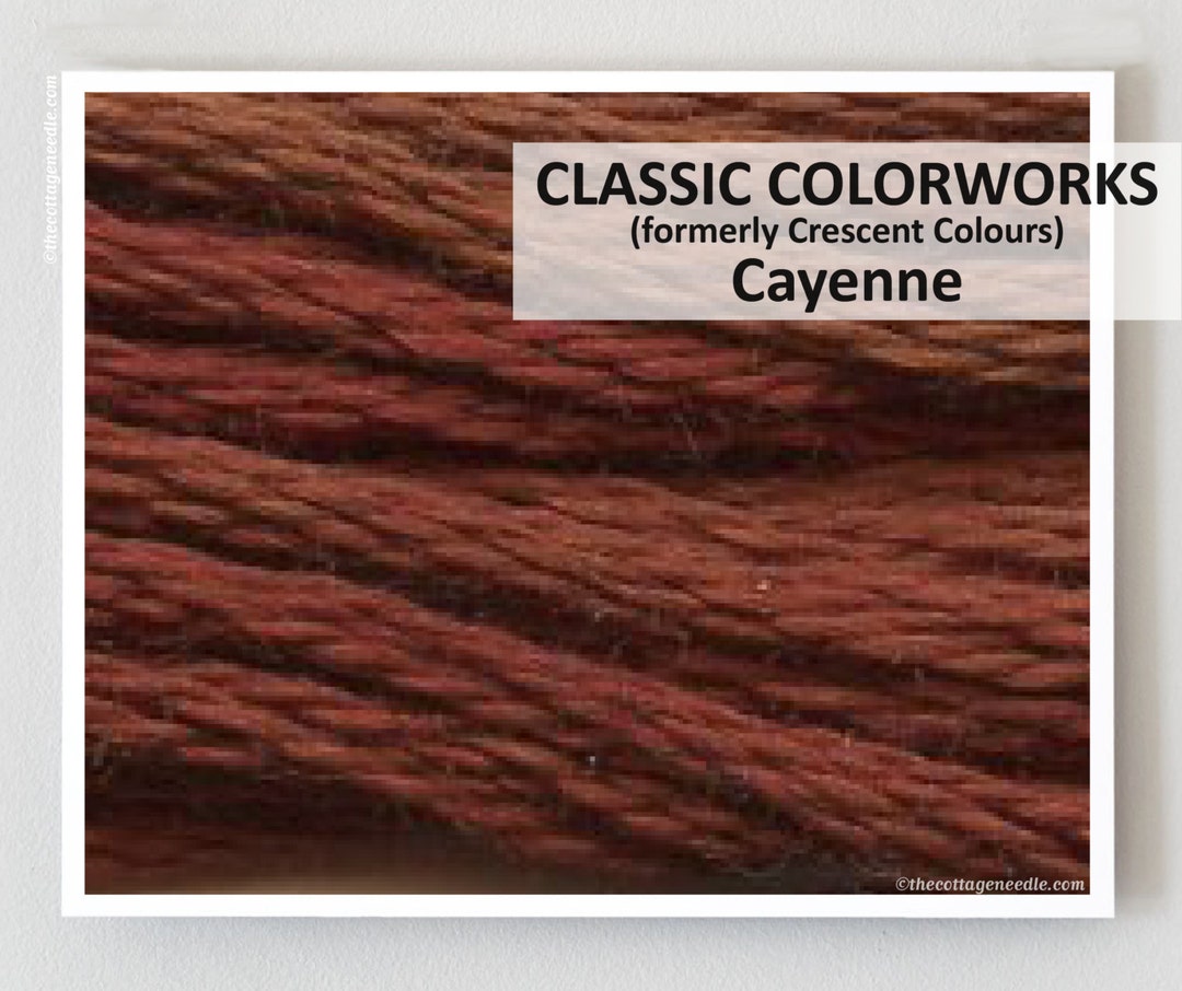 CAYENNE Classic Colorworks Hand-dyed Embroidery Floss Cross Stitch ...