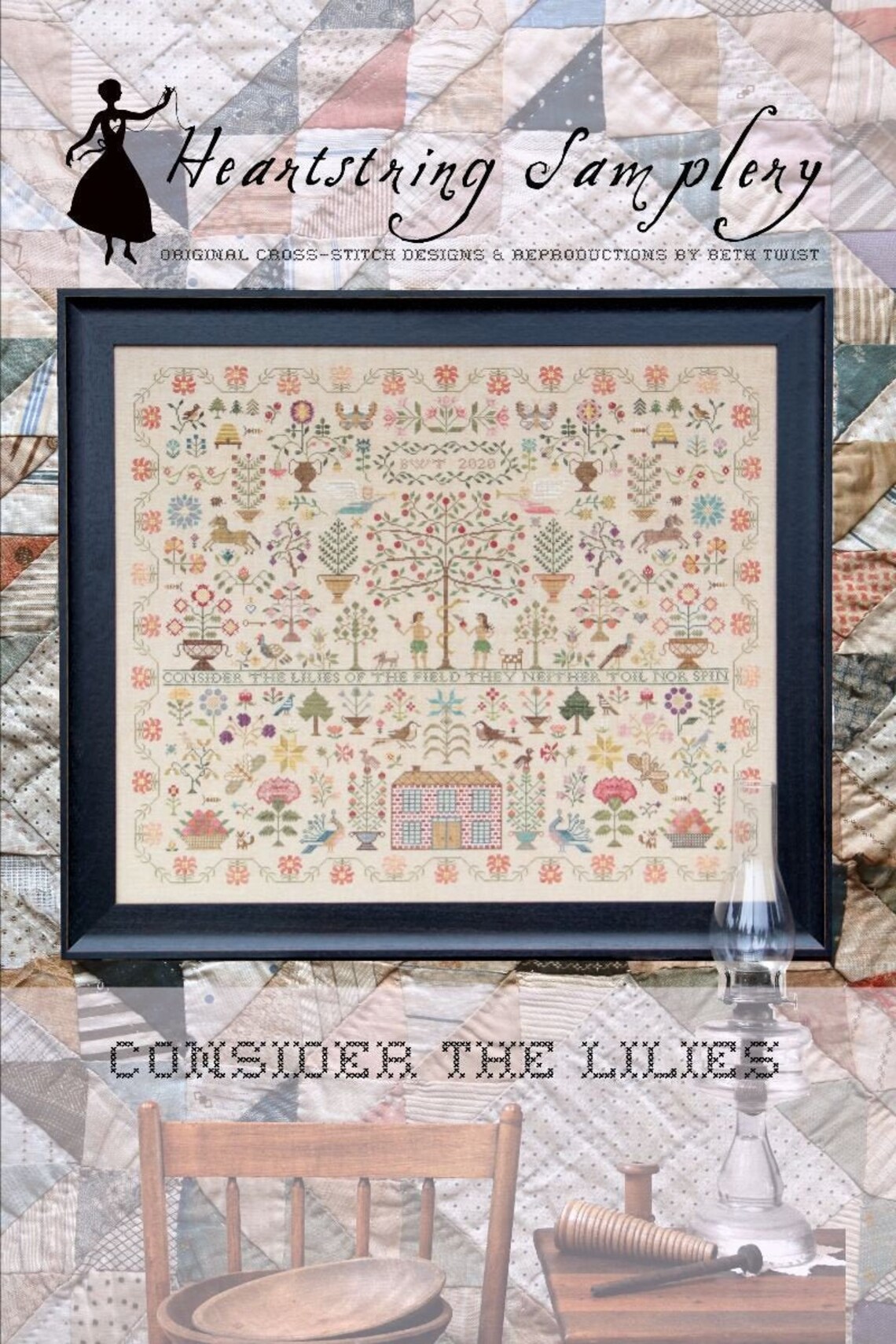 Heartstring Samplery Consider the Lilies Counted Cross Stitch - Etsy