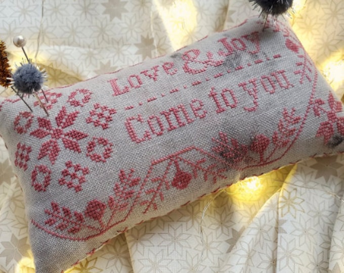 HEARTSTRING SAMPLERY Love and Joy Counted Cross Stitch Patterns at ...