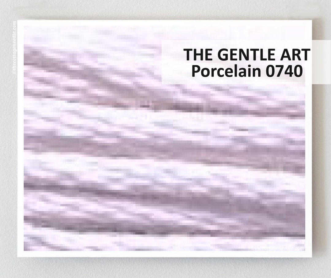 PORCELAIN 0740 Gentle Art GAST Hand-dyed Embroidery Floss Cross Stitch ...