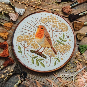 EMILLIE FERRIS Paint With Thread Through the Seasons Embroidery Thread ...