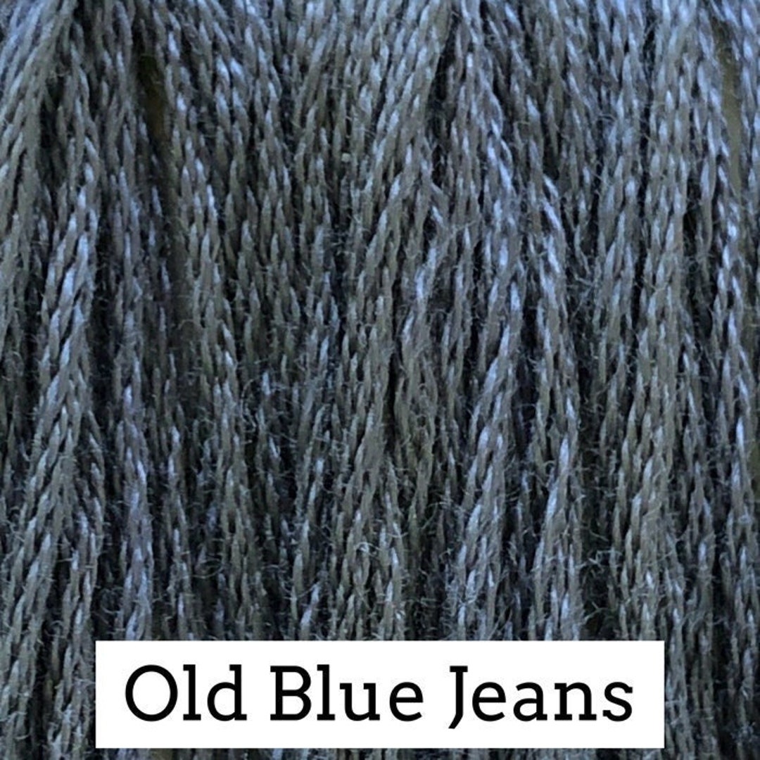 OLD BLUE JEANS Classic Colorworks Hand-dyed Embroidery Floss Cross ...