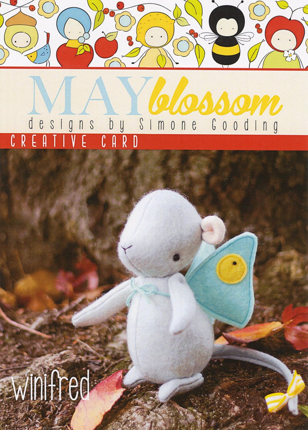 MAY BLOSSOM Winifred Mouse Fairy Plushie Patterns at Cottageneedle.com ...