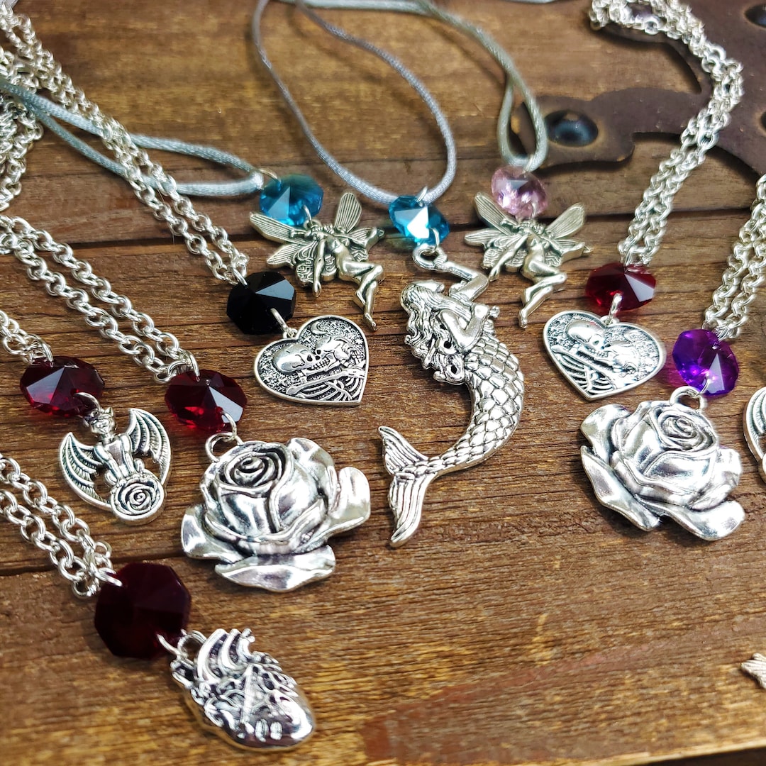 Magic Necklace Treasure Gram! Custom Magic Charm Necklace for Fantasy ...