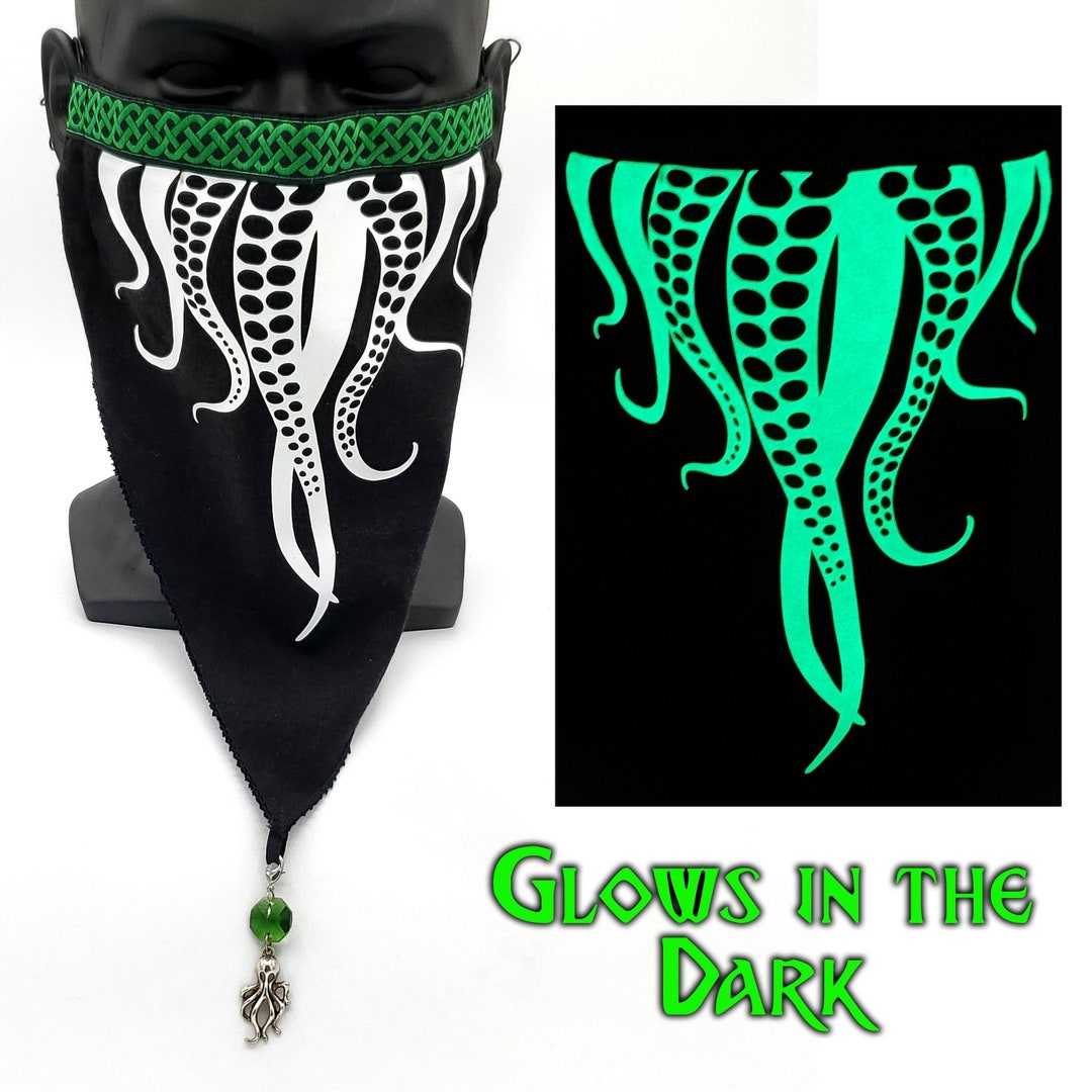 Glow in the Dark Cthulhu Mask: Renaissance Faire Cosplay - Etsy