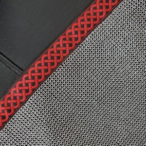 Chainmaille Mithril Fabric Face Mask for Renaissance Faires, Cosplay ...