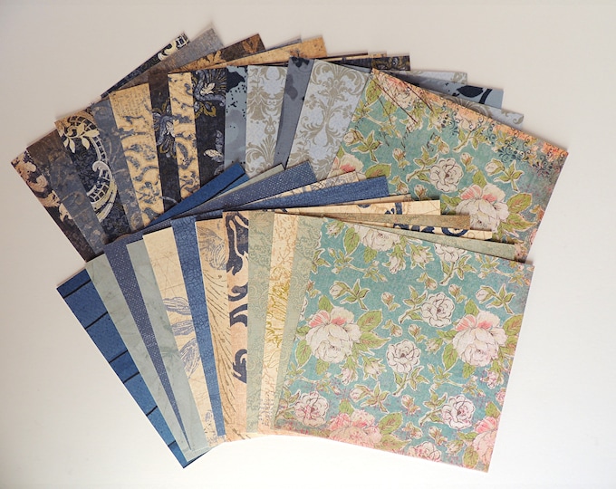 6x6 Paper Variety Pack, Scrapbook Paper, Card Making, Junk Journal - Etsy