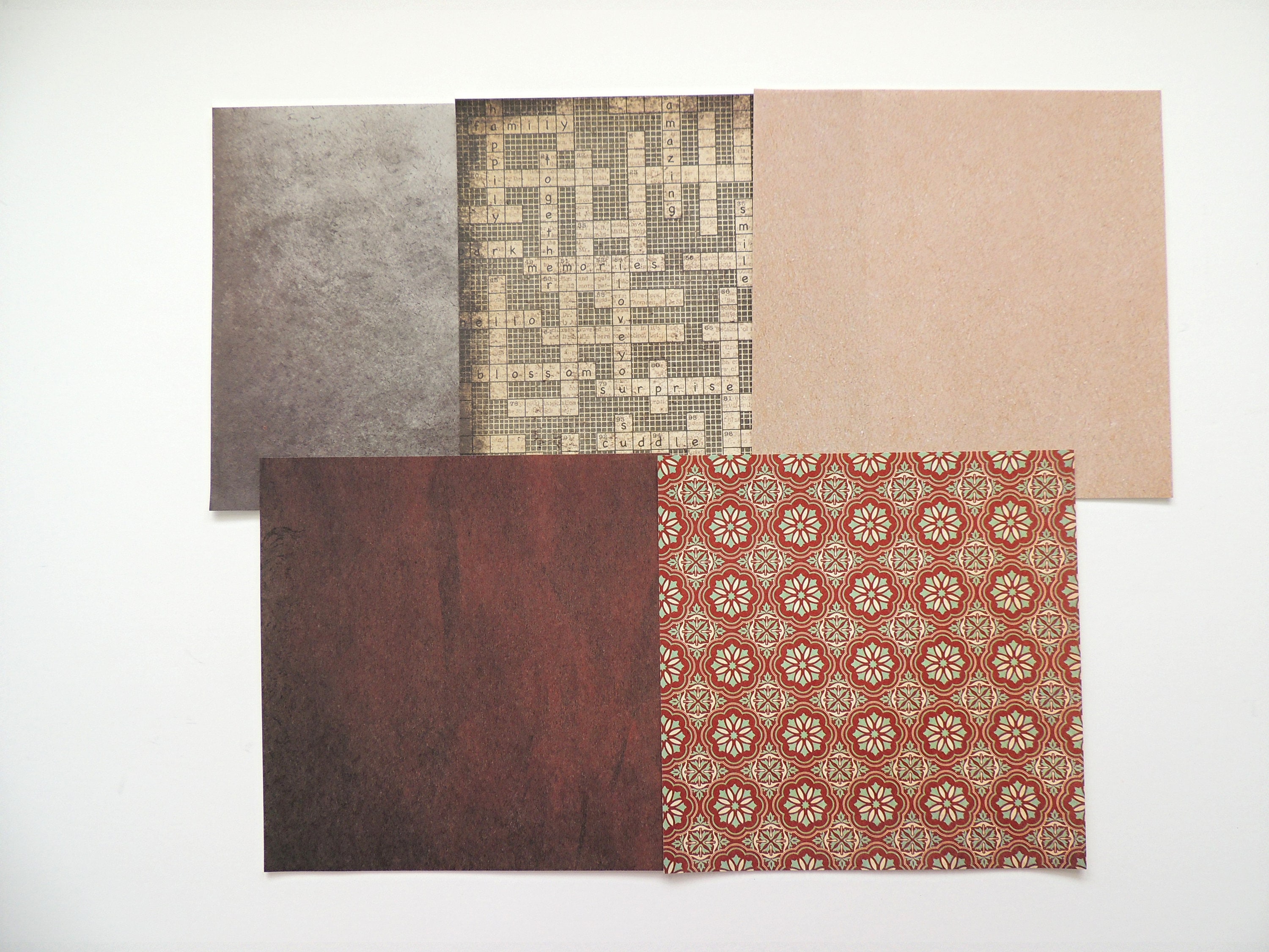 6x6 Paper Variety Pack, Vintage Theme Paper, Clock Print Paper, Sheet ...
