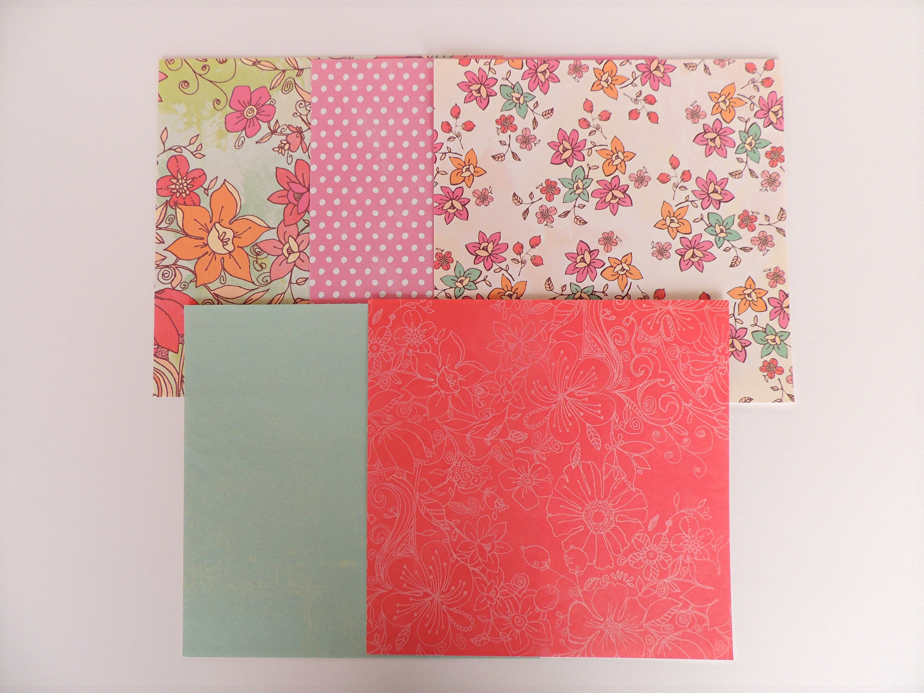 6x6 Paper Variety Pack, 25 Sheets, Scrapbook, Card Making, Junk Journal ...