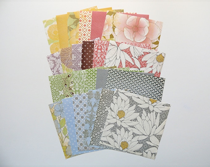 6x6 Floral Print Paper Pack, Floral Theme Projects, Garden Scrapbook ...