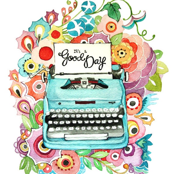 Modern Typewriter - Etsy