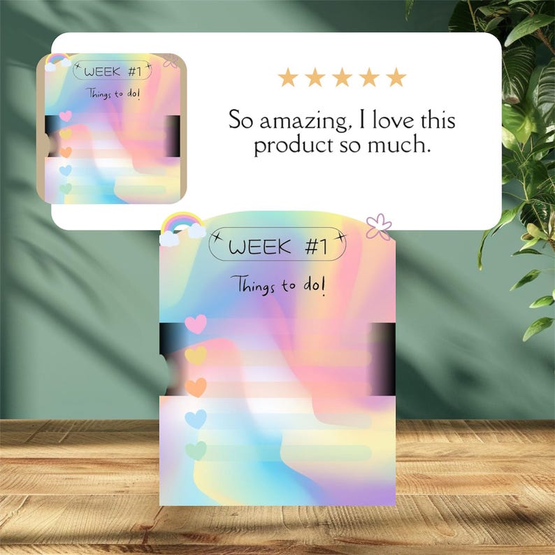 Printable to Do List | Weekly Planner | Rainbow Pastel Digital Download ...