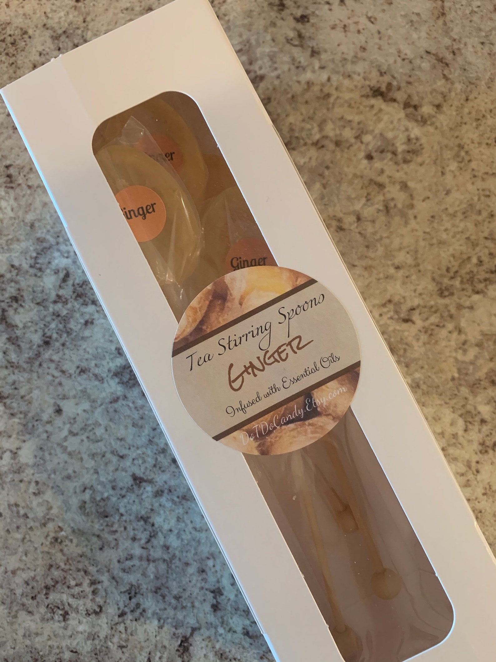 GINGER Tea Stirring Spoons Made With Essential Oils 5 - Etsy