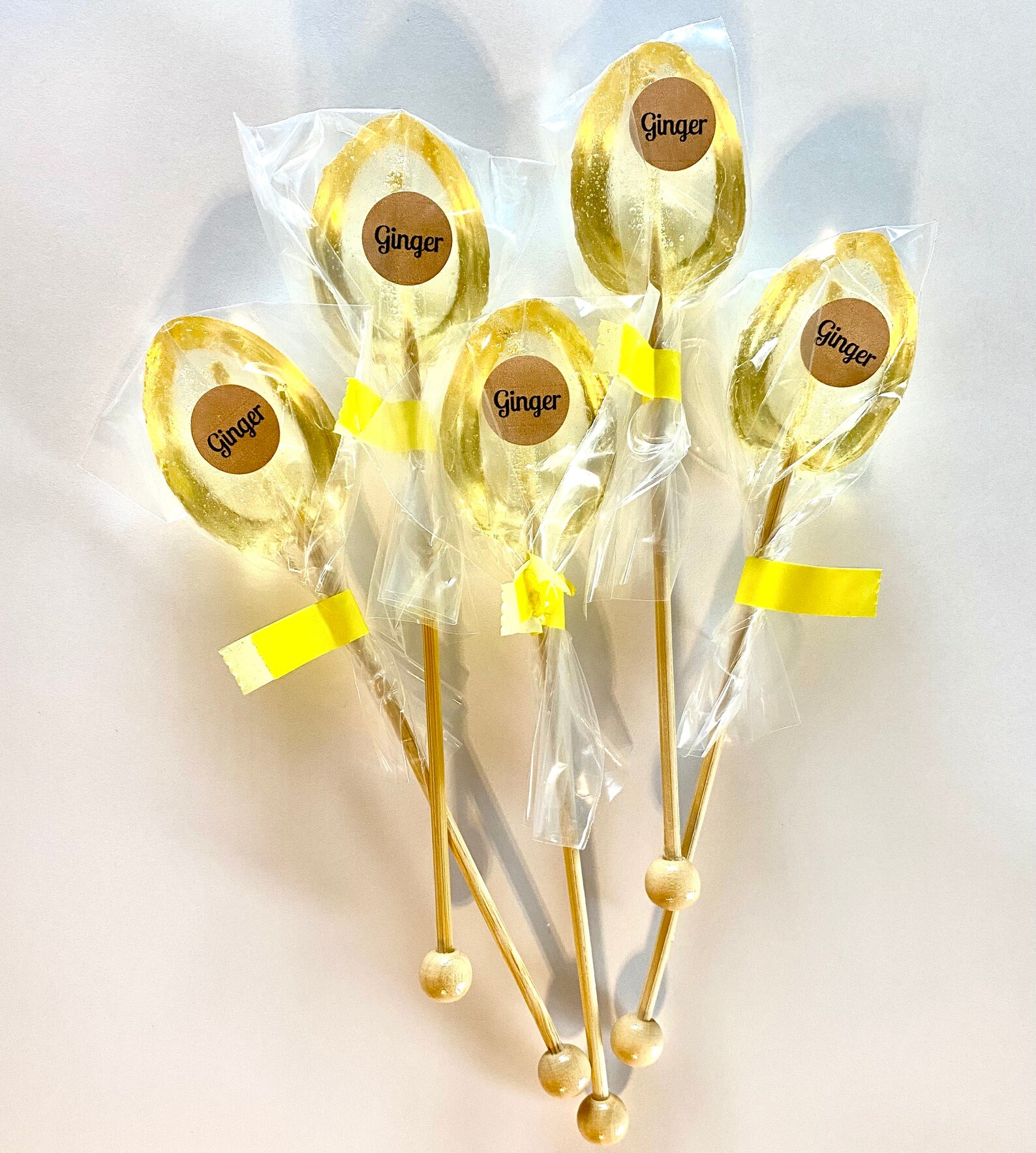 GINGER Tea Stirring Spoons Made With Essential Oils 5 - Etsy