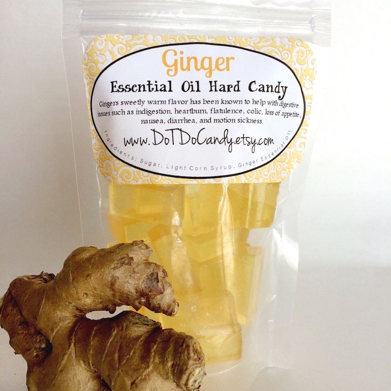 GINGER, Essential Oil Hard Candy, 5oz - Etsy