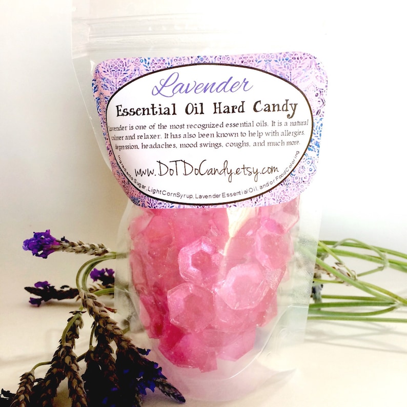 LAVENDER, Essential Oil Hard Candy, 5 Oz - Etsy