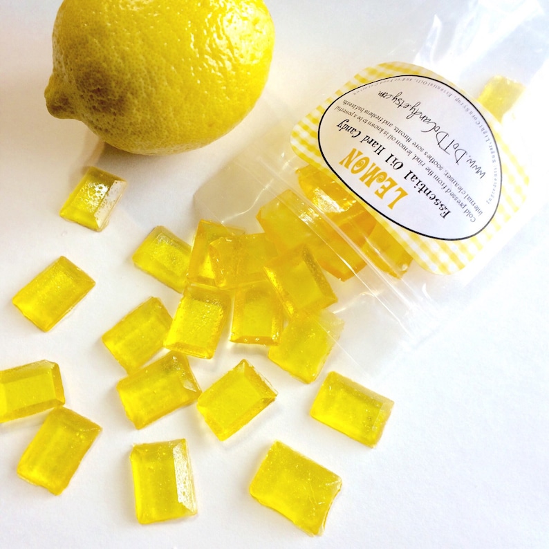LEMON, Essential Oil Hard Candy, 5oz - Etsy