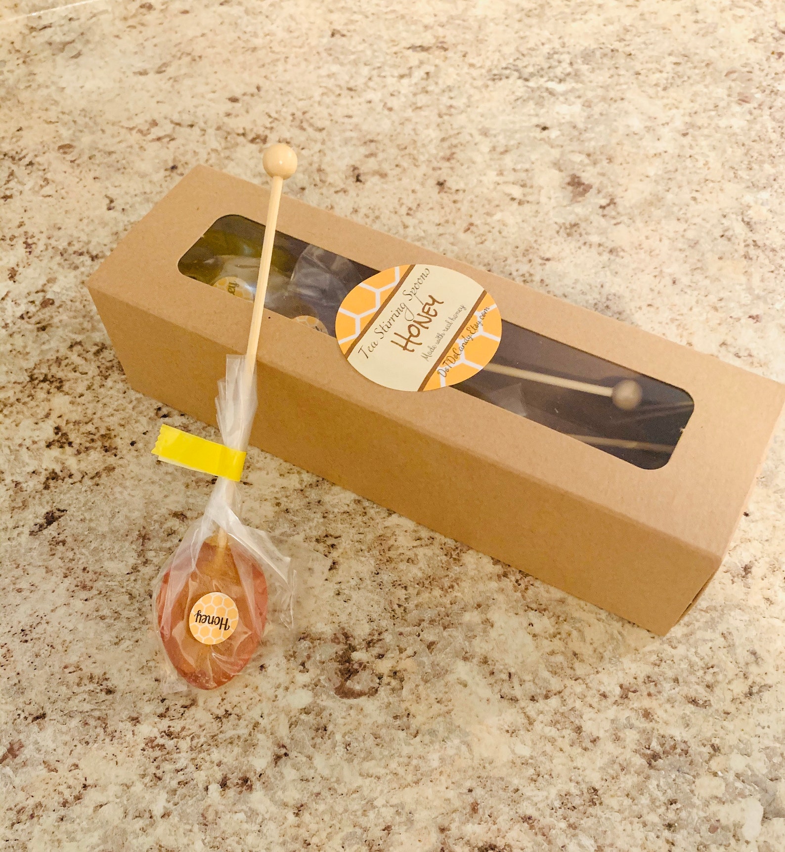 HONEY Tea Stirring Spoons Made With Real Local Honey - Etsy