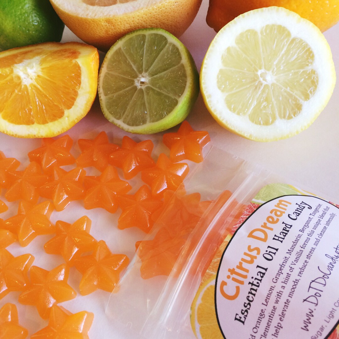 CITRUS DREAM, Essential Oil Hard Candy 5oz - Etsy