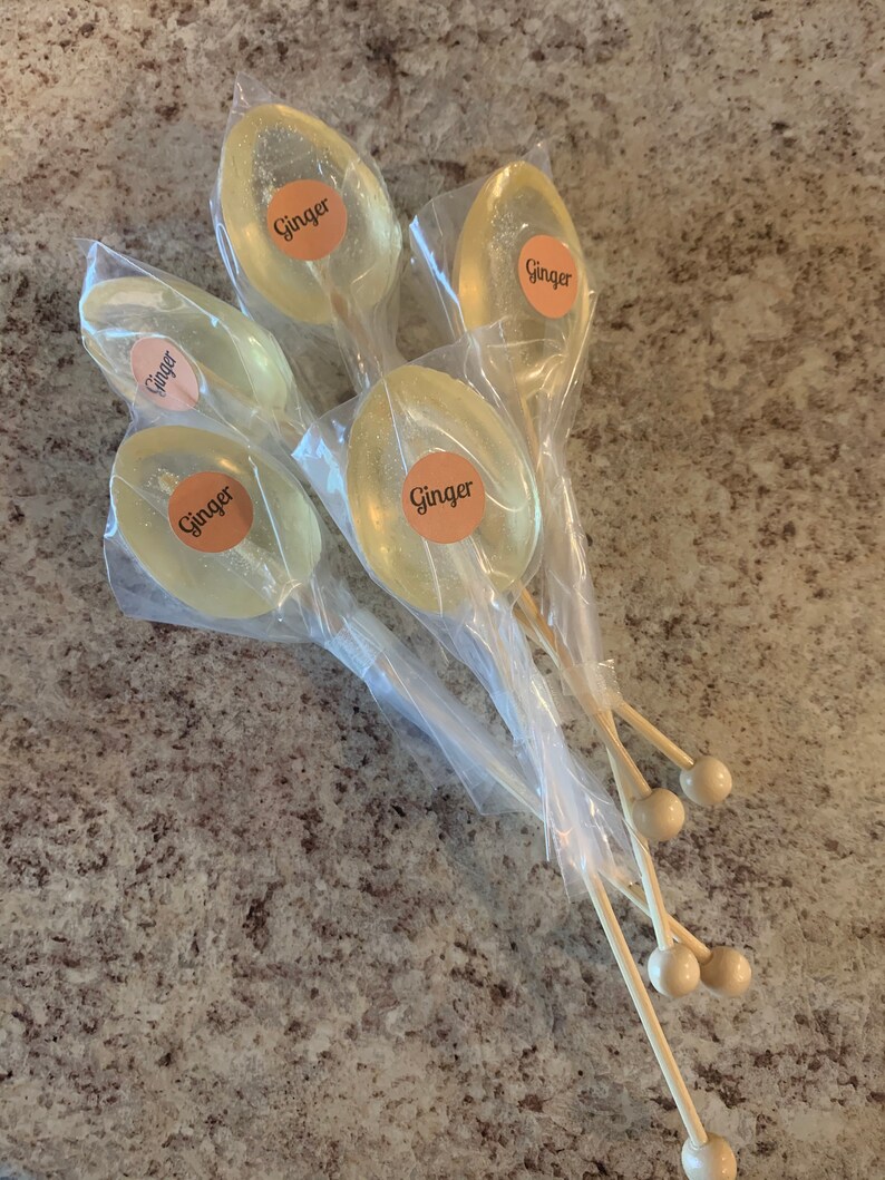 GINGER Tea Stirring Spoons Made With Essential Oils 5 | Etsy
