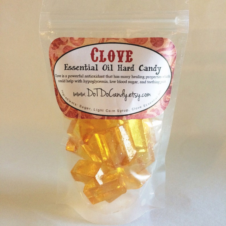 CLOVE, Essential Oil Hard Candy, 5 Oz - Etsy