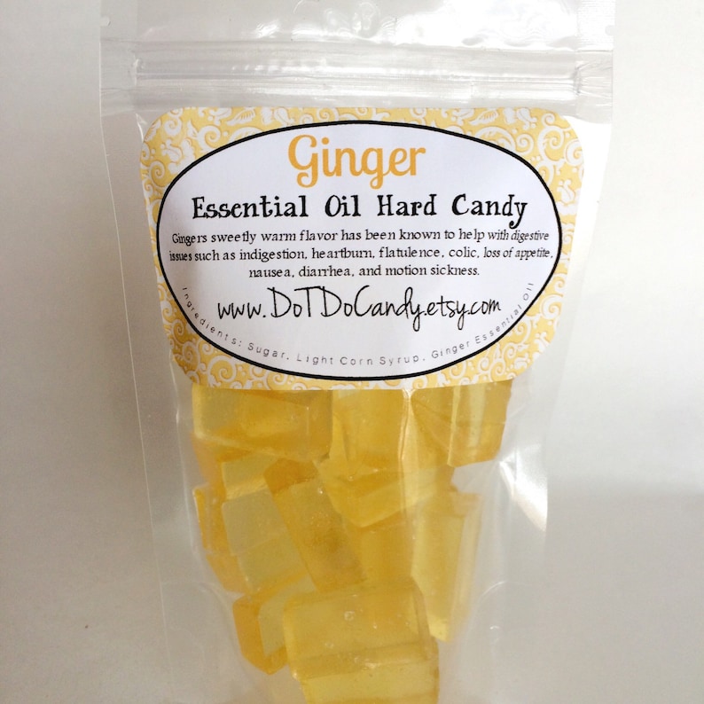 GINGER, Essential Oil Hard Candy, 5oz - Etsy