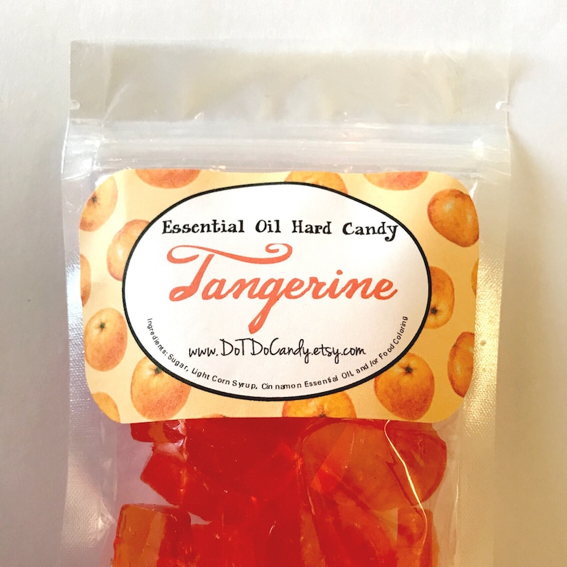 TANGERINE, Essential Oil Hard Candy, 5oz - Etsy