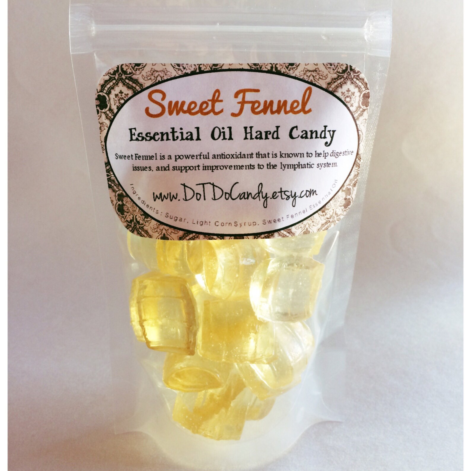 SWEET FENNEL Essential Oil Hard Candy 5oz | Etsy