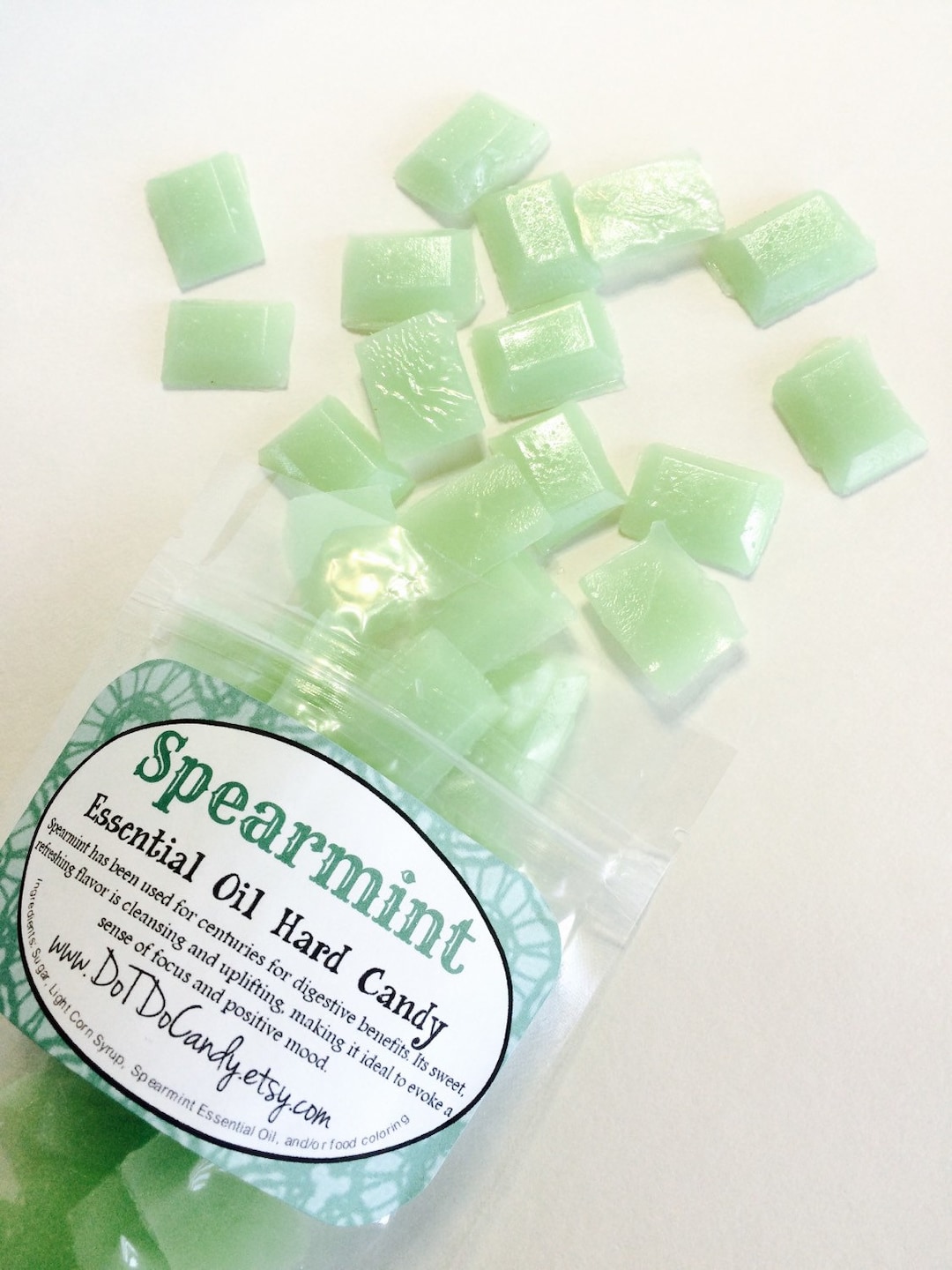 SPEARMINT, Essential Oil Hard Candy, 5oz - Etsy