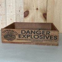 Vintage Dupont Dynamite Crate Replica - for Man-cave, Prop, Decor ...
