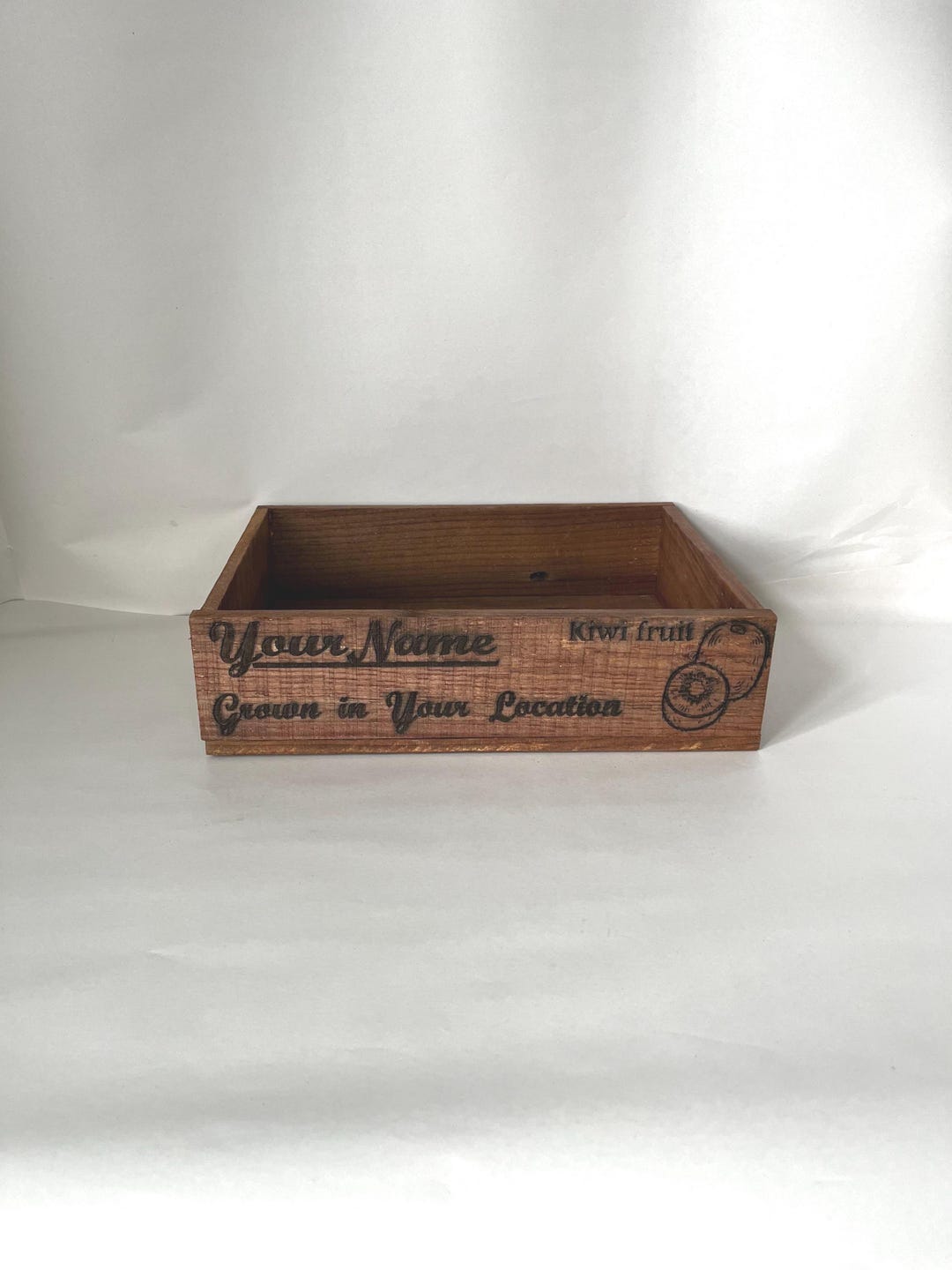 Kiwi Crate, Personalized, Kiwis, Fruit Crate, Custom, Engraved ...