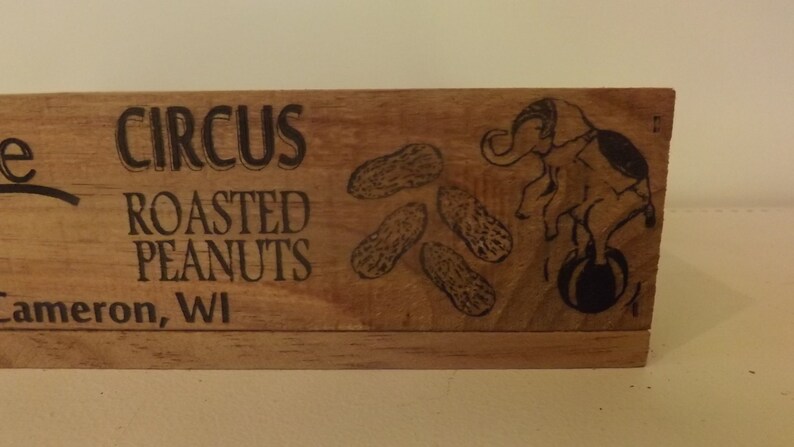 Circus Crate. Personalized. Vintage Style. Aged Wood - Etsy