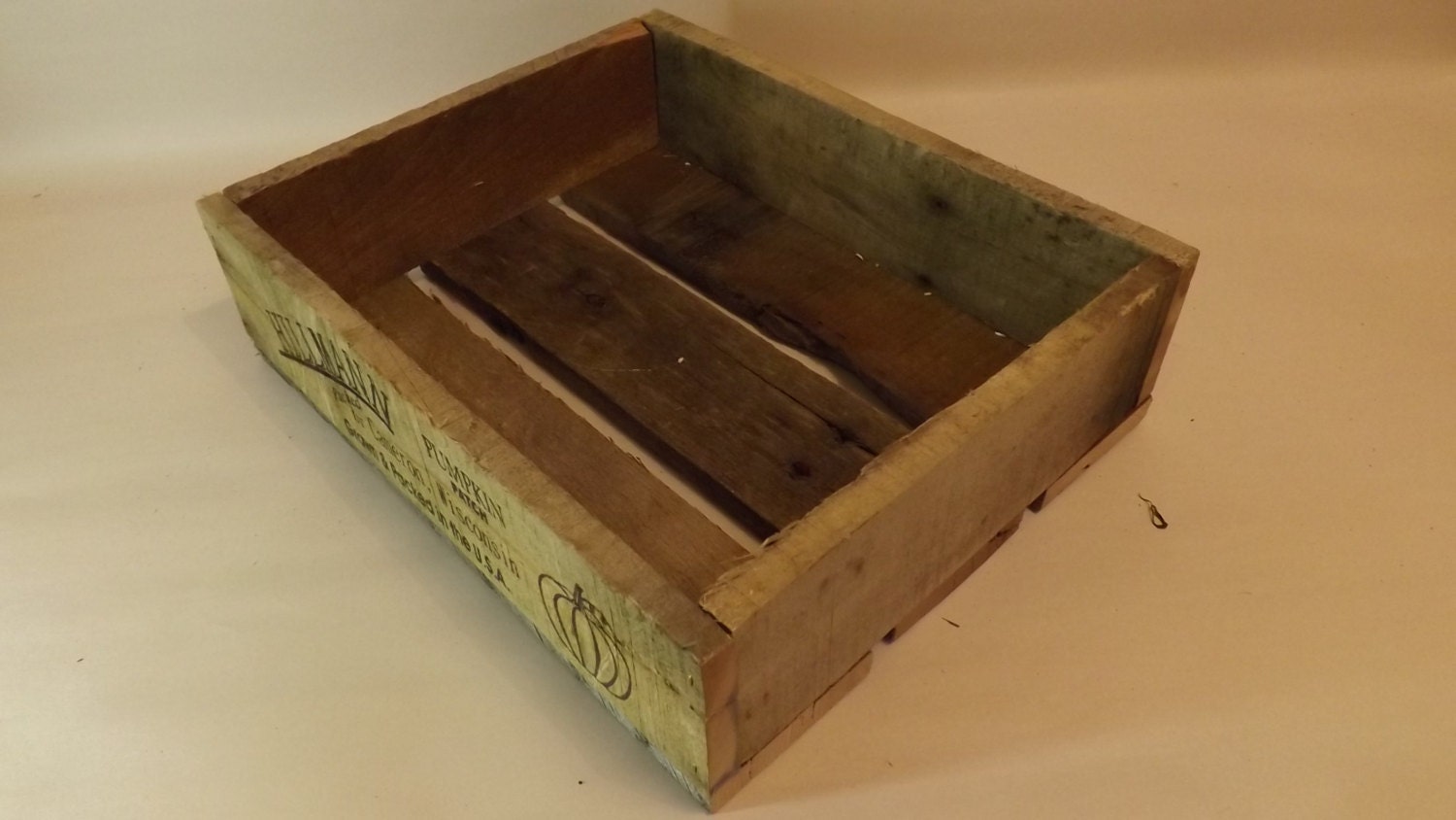 Pumpkin Crate Personalized Vintage Style | Etsy