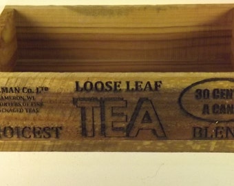Tea Crate | Etsy