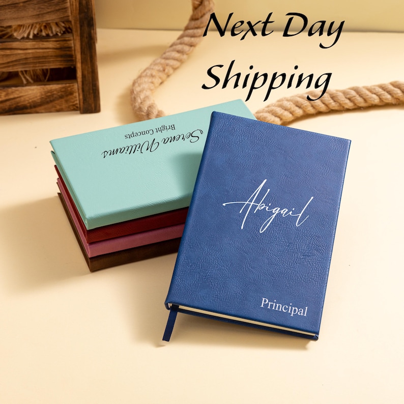 Personalized Notebook Custom Journal Engraved Leather Journal ...
