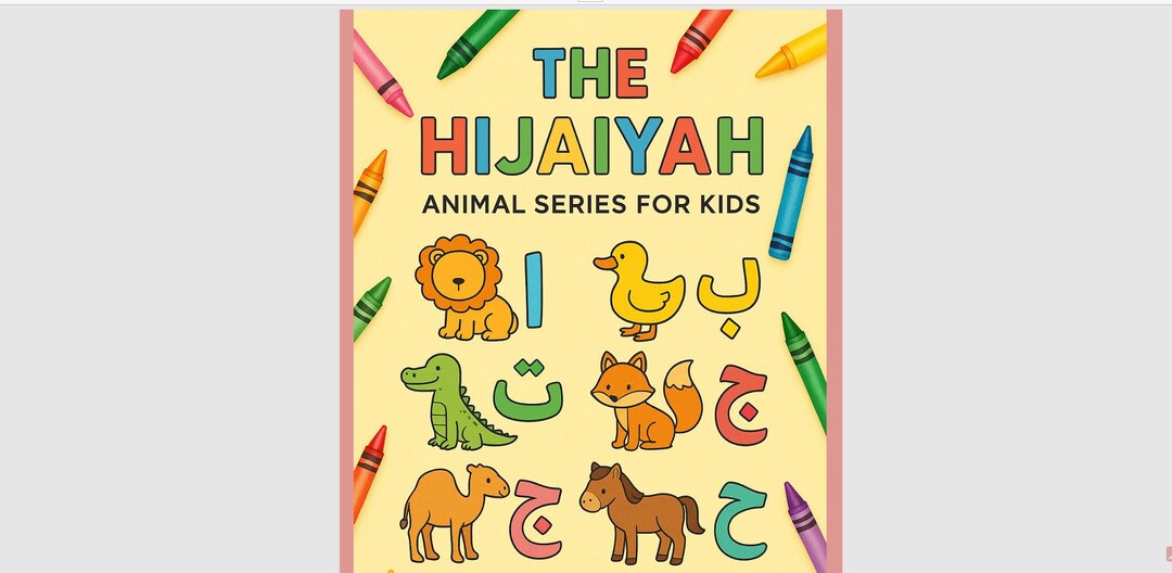 Fun Hijaiyah Coloring Book for Kids – Learn Arabic Letters With Cute ...