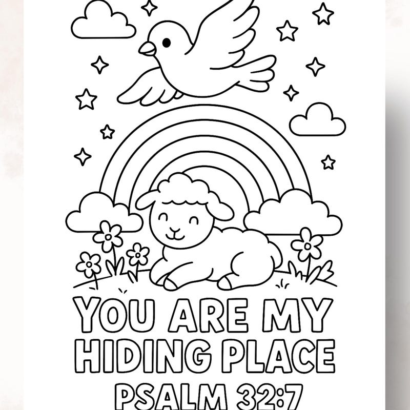 Psalm 32 7 Verse - Etsy UK