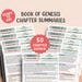 Genesis Bible Study Guide PDF | Chapter-by-chapter Summaries | Digital ...