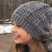 Crochet Pattern for Wave Slouch Hat | 5 Sizes | Crochet Hat Pattern ...