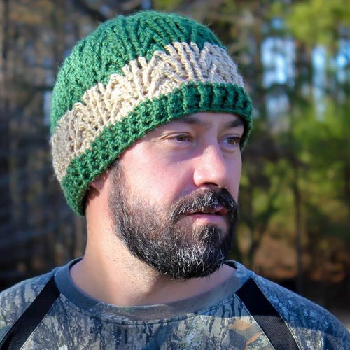 Crochet Pattern for Double Helix Beanie Hat 7 Sizes - Etsy