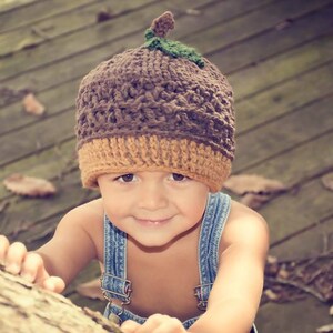 Crochet Pattern for Acorn Hat | 5 Sizes | Crochet Hat Pattern | DIY ...