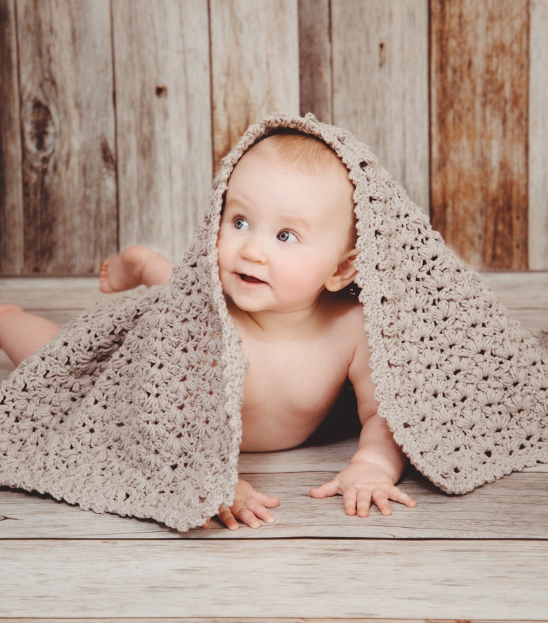 Crochet Pattern for Snow Flurry Baby Blanket (bonnet Pattern Not ...