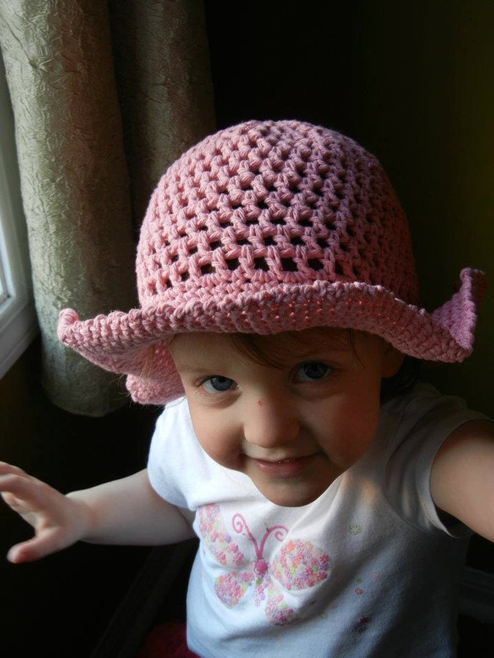Crochet Pattern for Madeline Sun Hat 5 Sizes Floppy Brim - Etsy