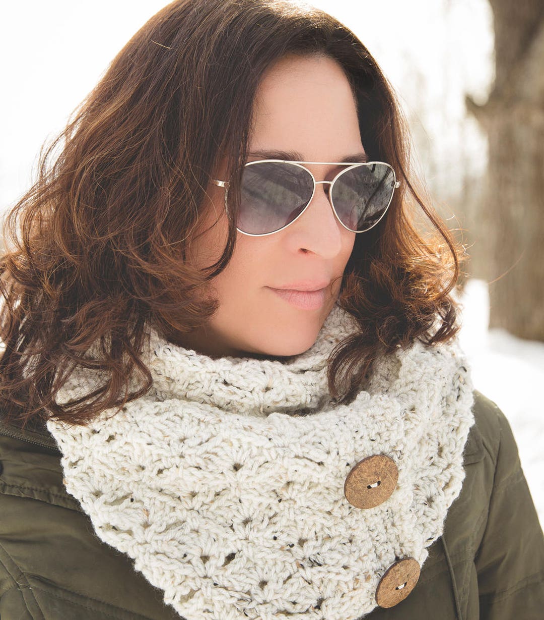 Crochet Pattern for Summit Cowl | Any Size | Scarf or Cowl Crocheting Pattern | Crochet Cowl ...