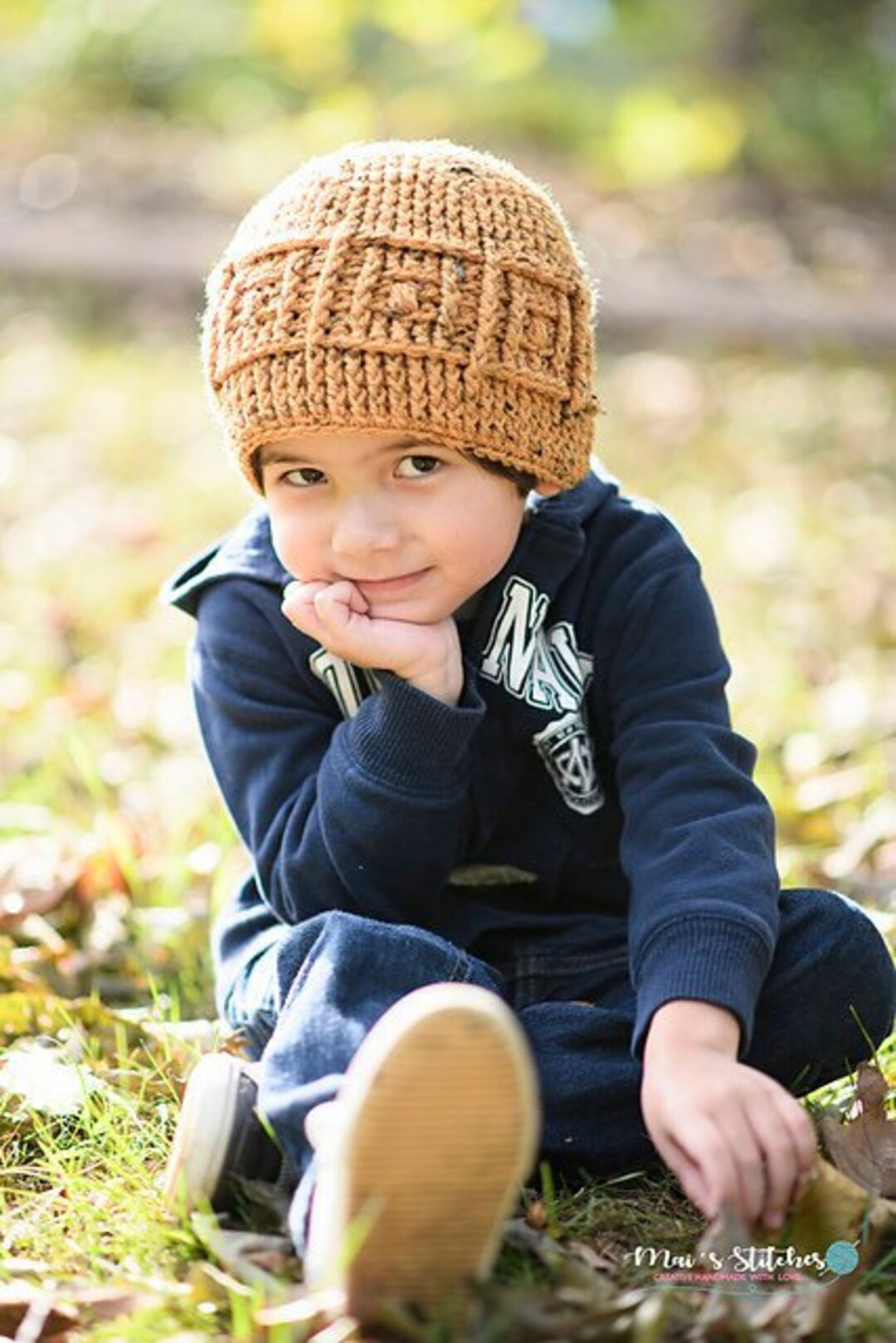 Crochet Pattern for Labyrinth Beanie Hat | 5 Sizes | Crochet Hat ...